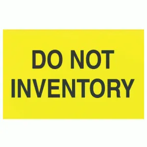 "DO NOT INVENTORY" Label - AMS Printing