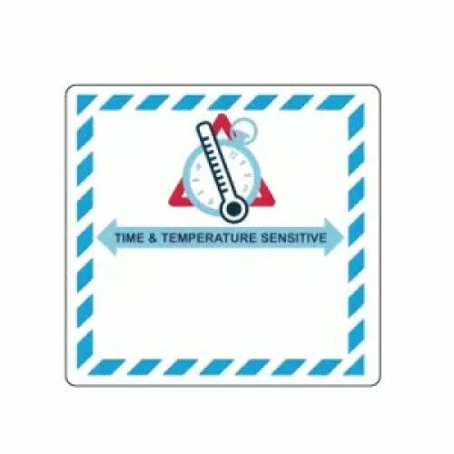 "Time & Temperature Sensitive" Label - AMS Printing
