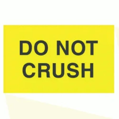 "DO NOT CRUSH" Label - AMS Printing