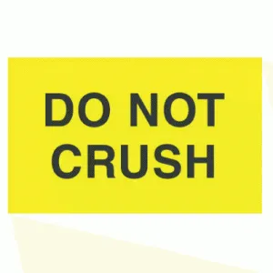 "DO NOT CRUSH" Label - AMS Printing
