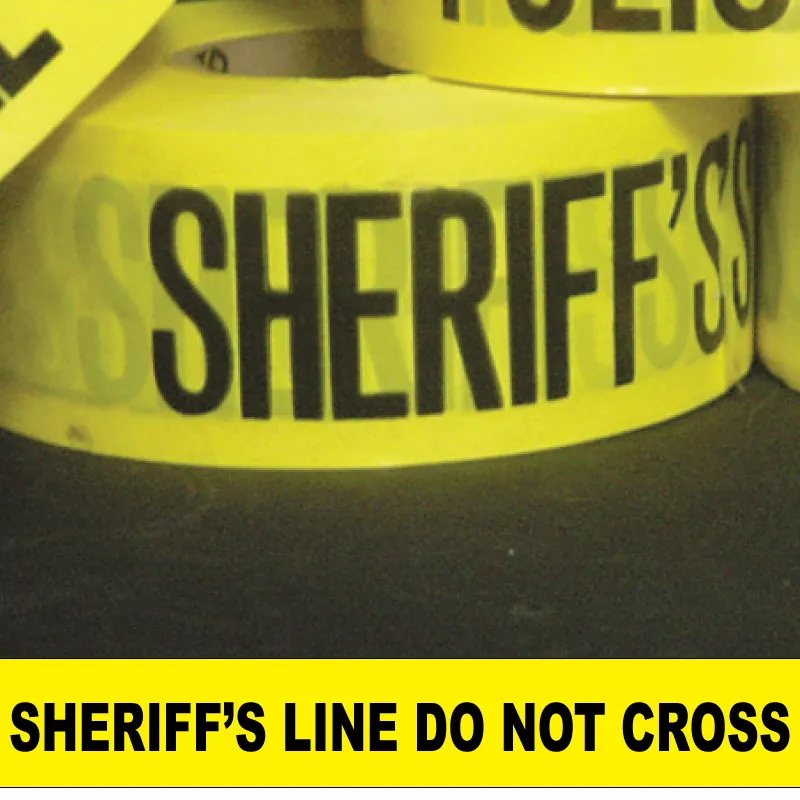 Sheriff's Line Do Not Cross Tape - AMS Printing