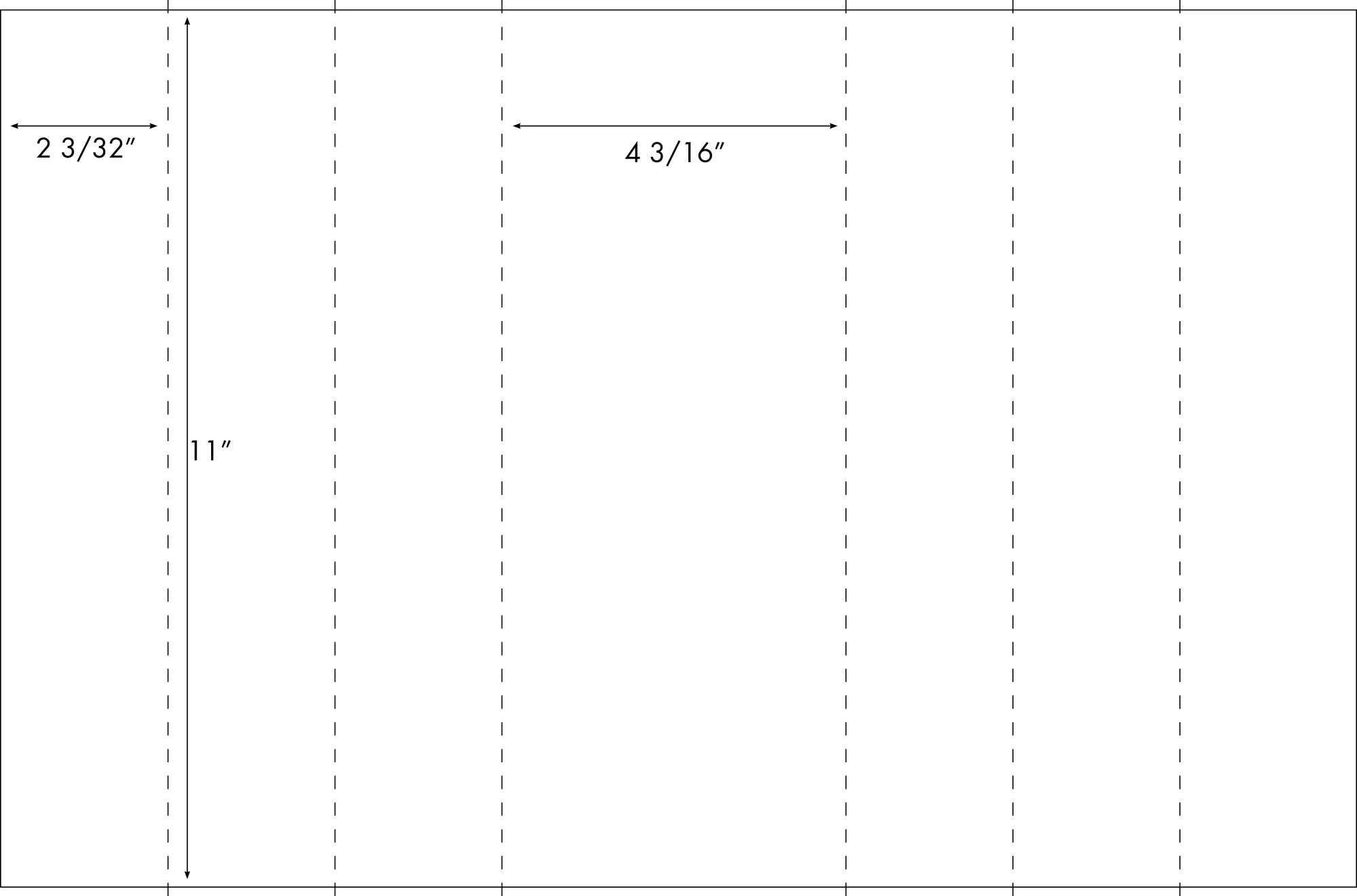 Up to 4 3/16" x 11" - AMS Printing