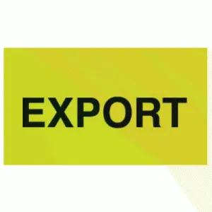 "EXPORT" Label - AMS Printing