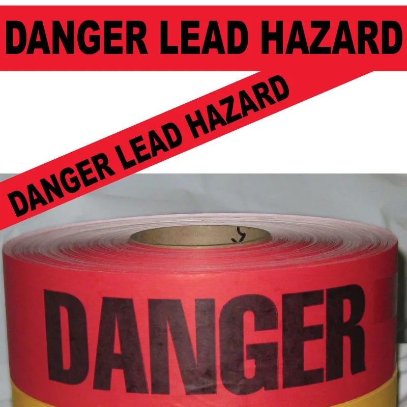Danger Lead Hazard Tape - AMS Printing