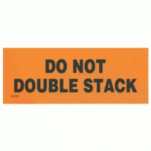 "DO NOT DOUBLE STACK" Label - AMS Printing