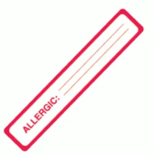 ALLERGY Alert Labels - AMS Printing