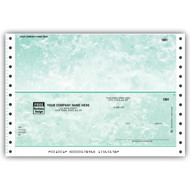 CB103, Marble Continuous Multipurpose Check - AMS Printing