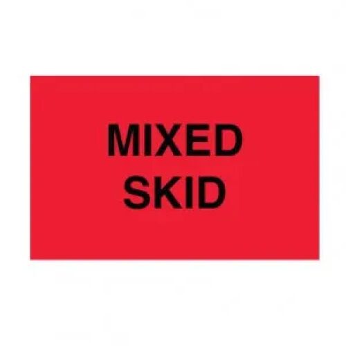 "MIXED SKID" Label - AMS Printing