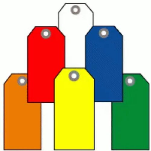 #5 Colored Plastic Tags - AMS Printing