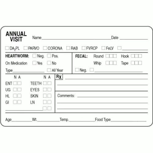 Examination Record Labels - AMS Printing