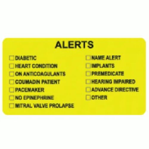 Medical Alert Labels - AMS Printing