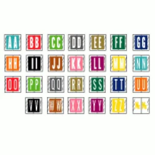 12100 Original Col'R'Tab® Alphabetical tabs - AMS Printing