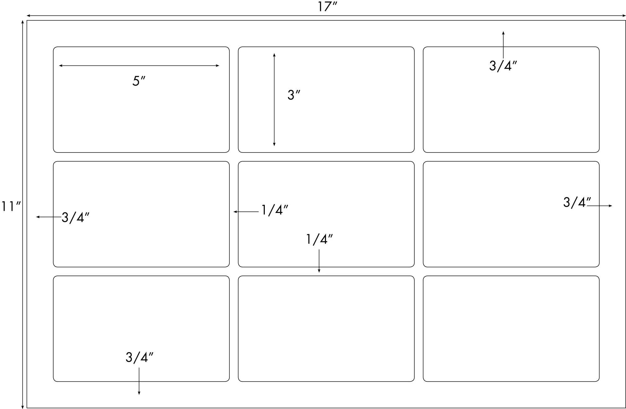 5" x 3" - AMS Printing