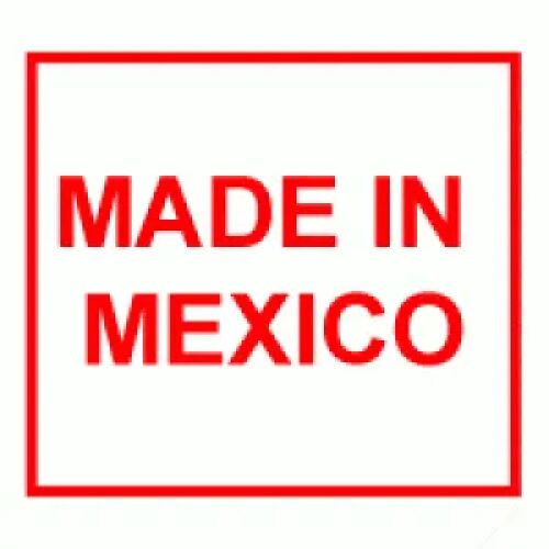 "MADE IN MEXICO" Rectangle Label - AMS Printing