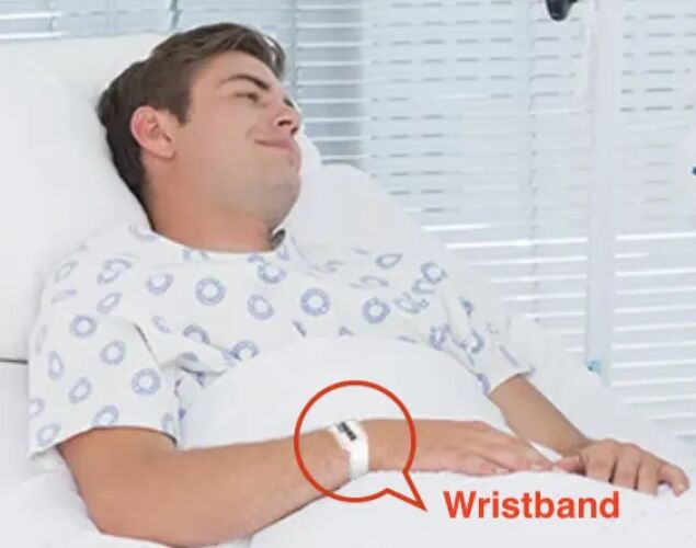 Patient Identification Wristbands - AMS Printing