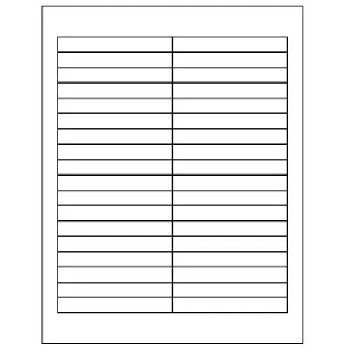 Blank Chart 2 Columns