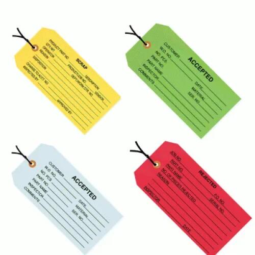 Inspection Tags - Pre-Strung - AMS Printing