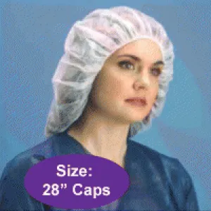 28" Poly Bouffant Caps - AMS Printing