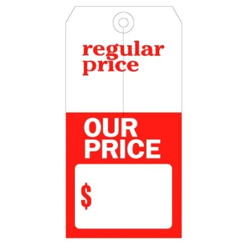 Retail Sale Tags - Medium - AMS Printing