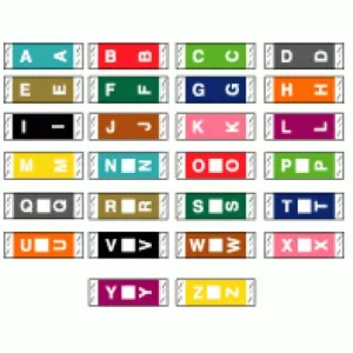 81950 Original Col'R'Tab® Alphabetical tabs - AMS Printing