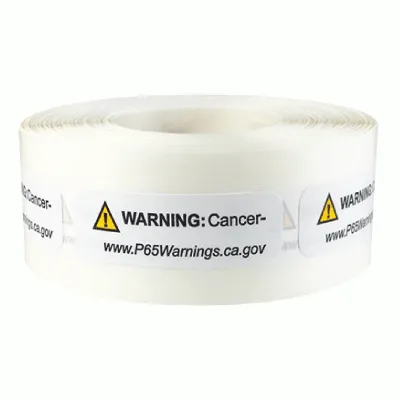 Cancer Warning Labels - AMS Printing