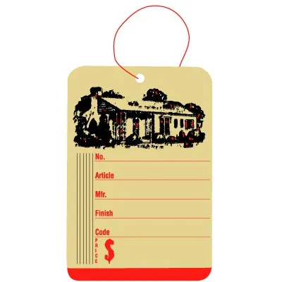 Furniture Tags - Ivory Price - AMS Printing