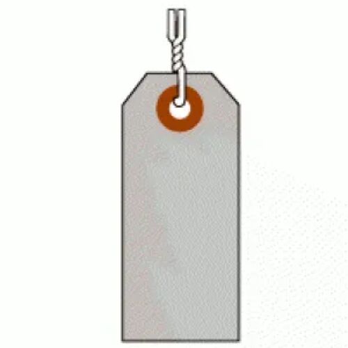 #8 Colored Pre-Wired Tags - AMS Printing