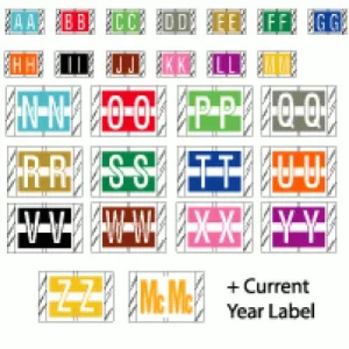 82030 Original Col'R'Tab® Alphabetical tabs - AMS Printing