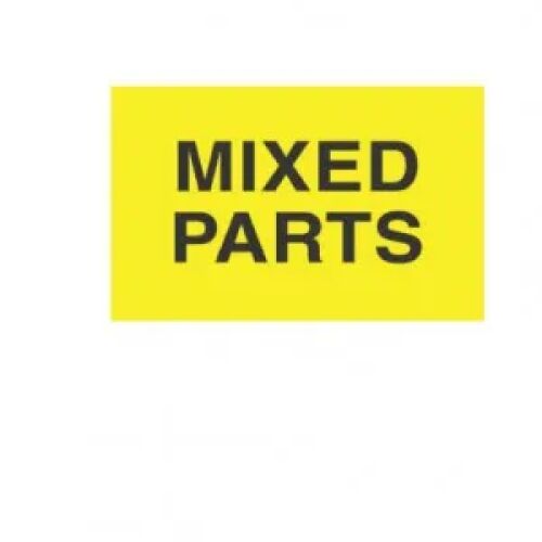 "MIXED PARTS" Label - AMS Printing