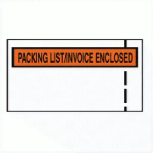Packing List/Invoice Enclosed Envp. 5.5x10 (B/L) - AMS Printing