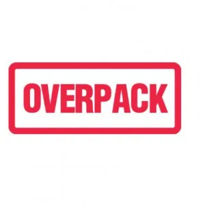 "OVERPACK" Label - AMS Printing