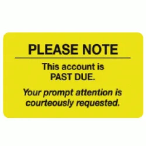 Billing & Collection Labels - AMS Printing