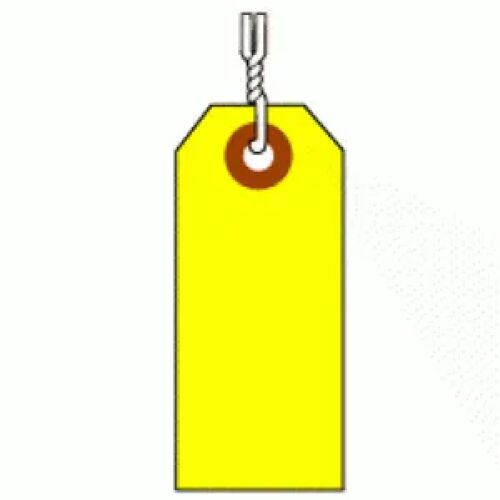 #8 Colored Pre-Wired Tags - AMS Printing