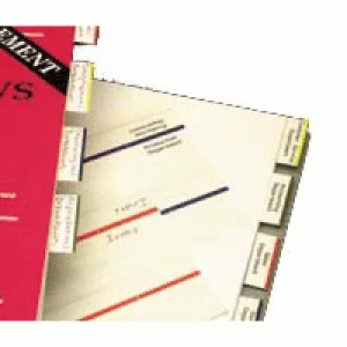 2" Erasable Write-On Index Tabs - AMS Printing