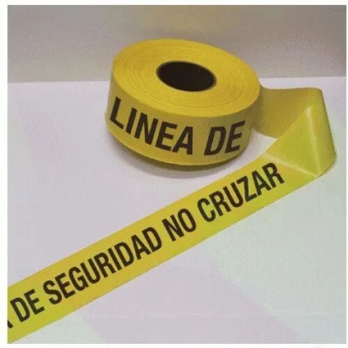 Linea de Seguridad No Cruzar Cinta/Tape - AMS Printing