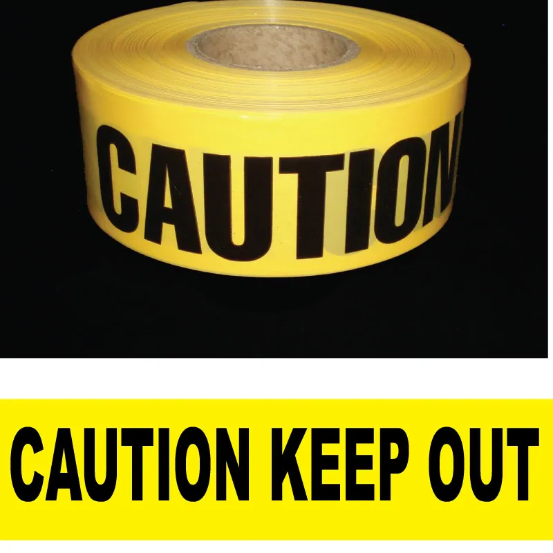 Caution Keep Out Barricade Tape - AMS Printing