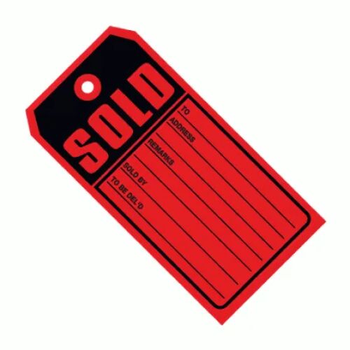 Sold or Hold Tags - AMS Printing