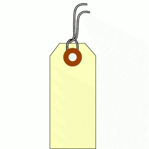 10 pt. Pre-Strung Manila Tag - AMS Printing