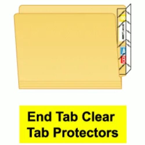 File Folder End Tab Protectors - AMS Printing