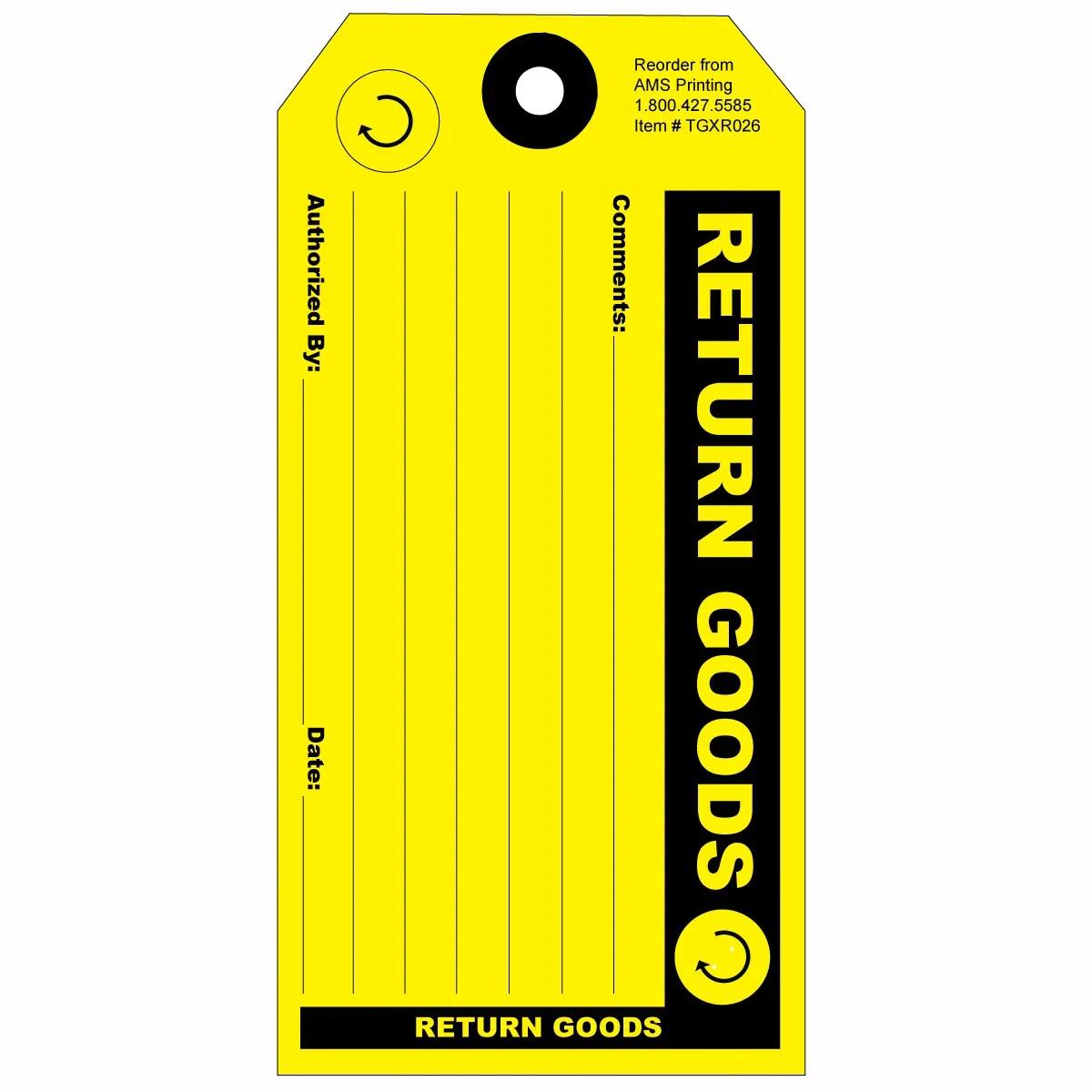 Production Quality Control Tags - AMS Printing