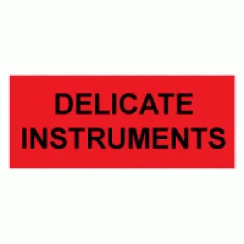 "Delicate Instruments" Label, 2" x 3" - AMS Printing