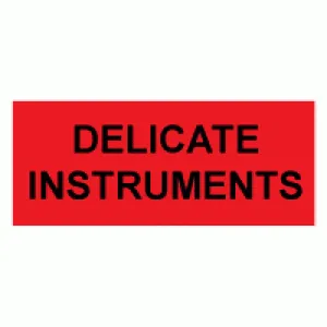 "Delicate Instruments" Label, 2" x 3" - AMS Printing