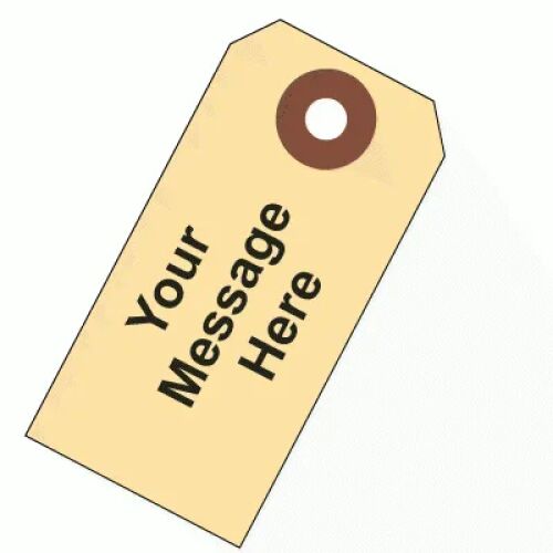 Custom Printed Manila Shipping Tags From Your Design - AMS Printing