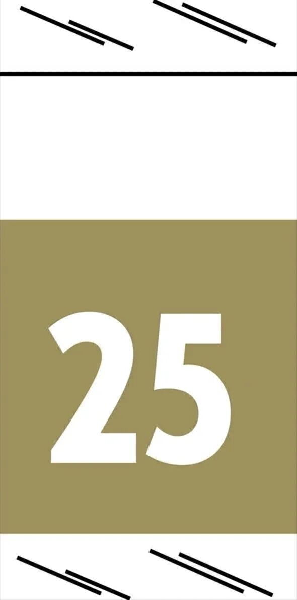 Tabbies, 71700 Genuine Col'R'tab® Year tab labels - AMS Printing