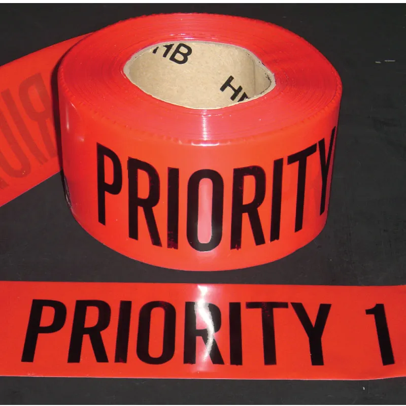 PRIORITY 1 Barricade Tapes for Special Marked Areas - AMS Printing