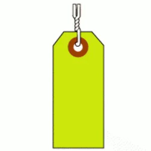 #8 Colored Pre-Wired Tags - AMS Printing
