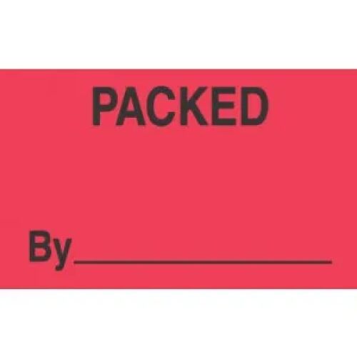 "PACKED BY" - AMS Printing