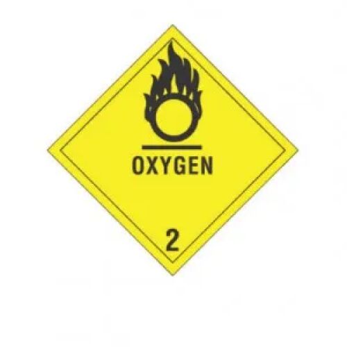 "OXYGEN 2" - D.O.T. Label - AMS Printing