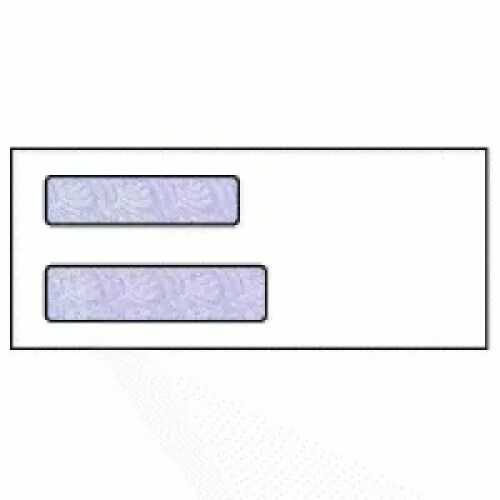3 3/4" x 9" Double Window Envelopes (SS) - AMS Printing