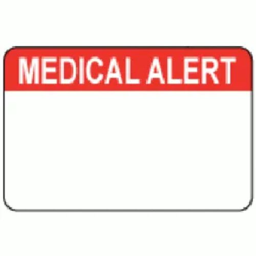 Medical Alert Labels - AMS Printing